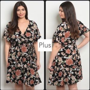 Zenobia | Dresses | Plus Size Floral Dress | Poshmark